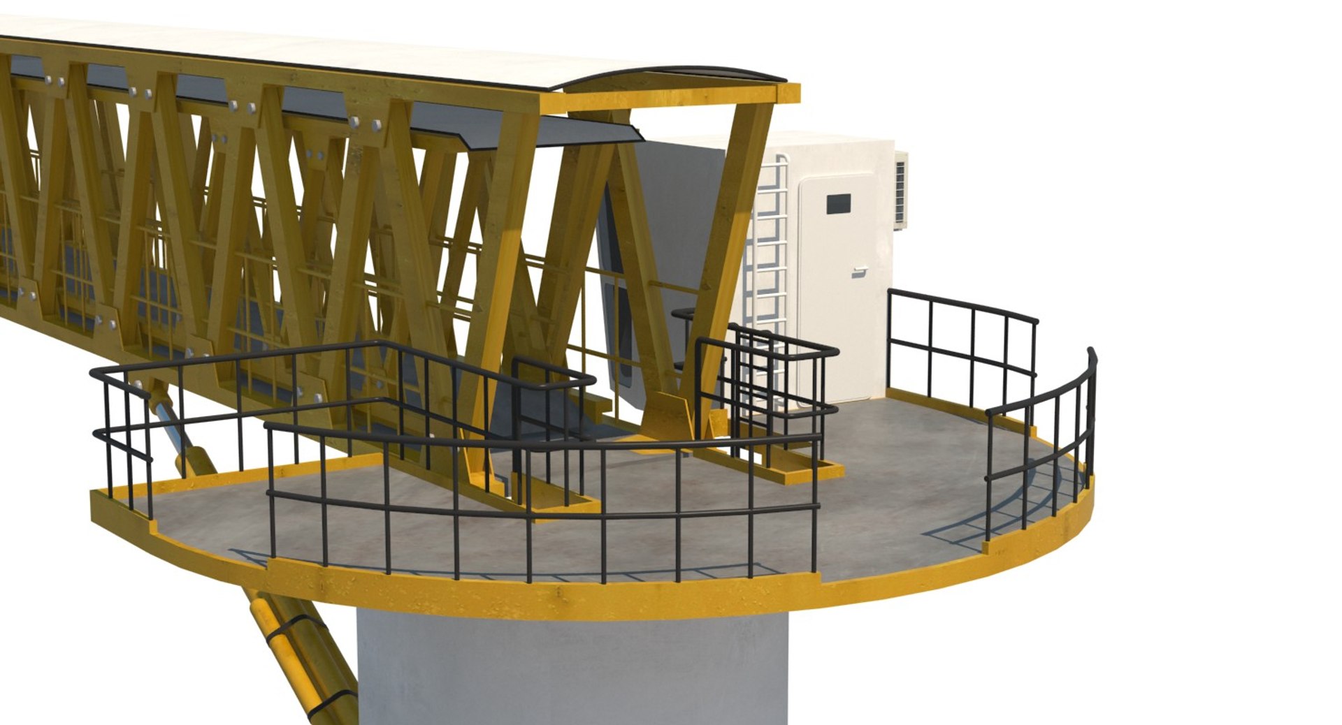 Offshore Gangway 3d Model