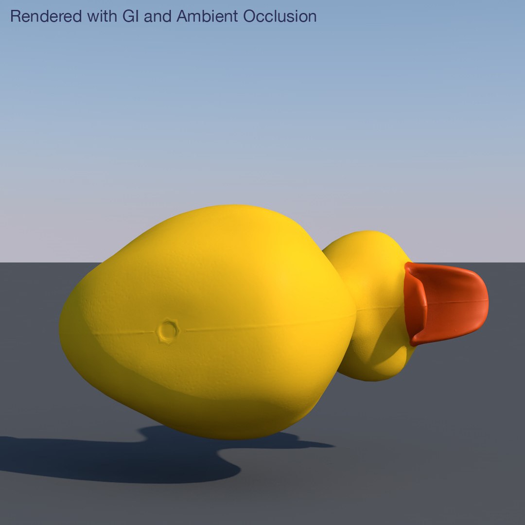 Rubber-duck Rubber C4d