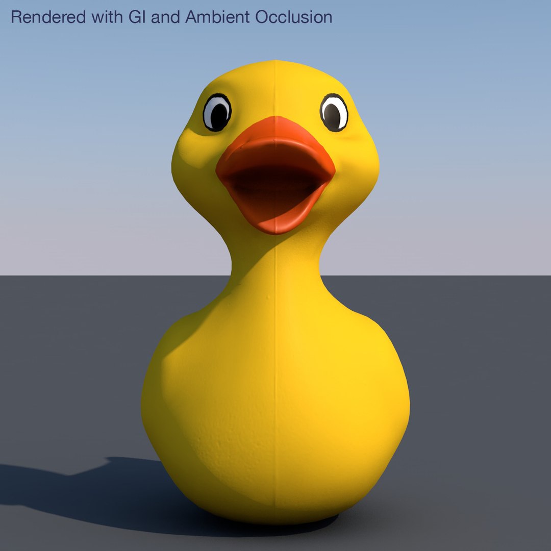 Rubber-duck Rubber C4d