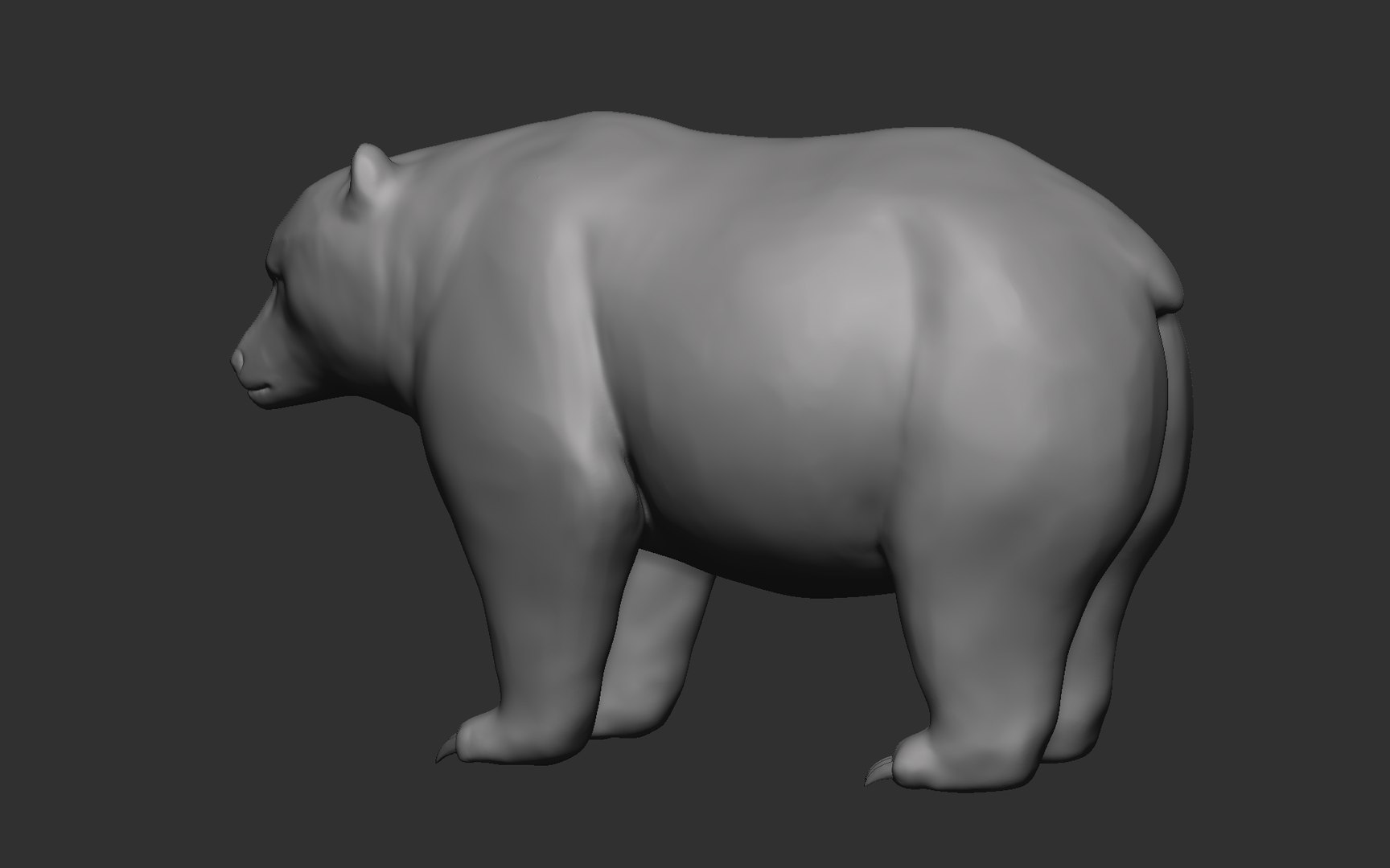3D Bear Base Mesh Model - TurboSquid 1827389