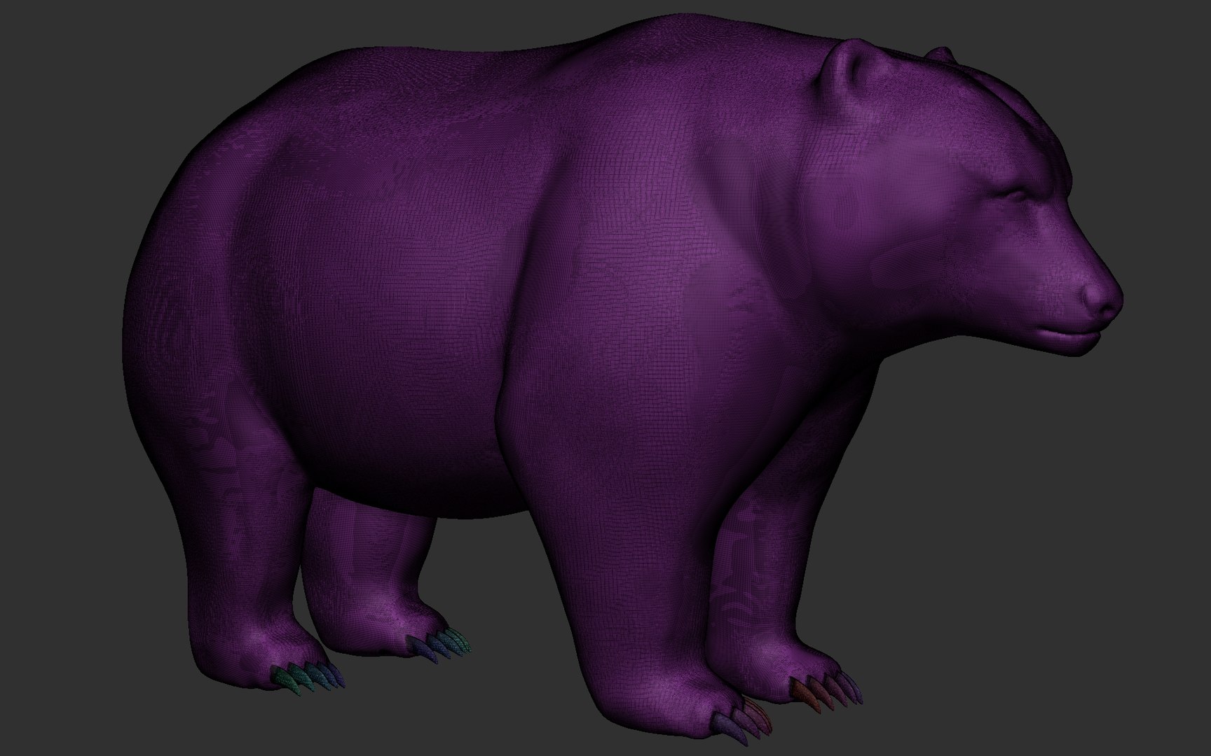 3D Bear Base Mesh Model - TurboSquid 1827389