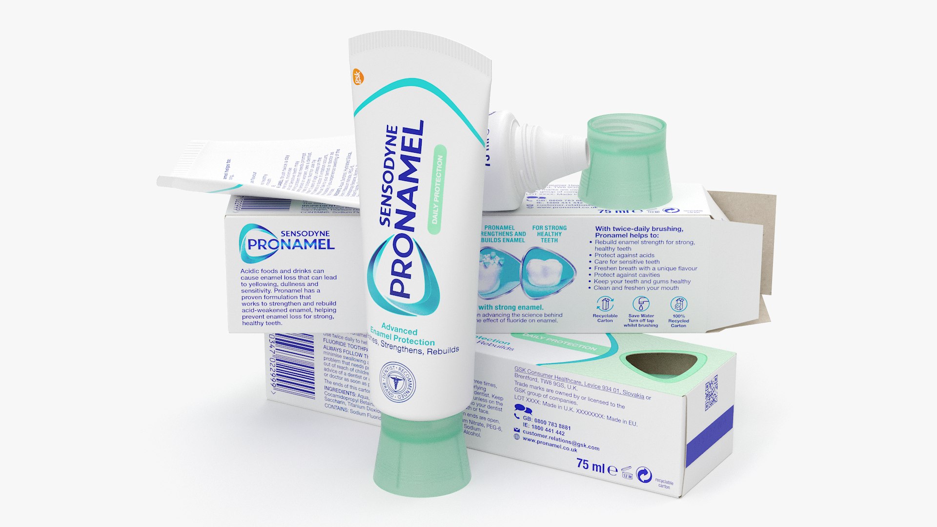 Pronamel Toothpaste 01 3D Model - TurboSquid 1904333