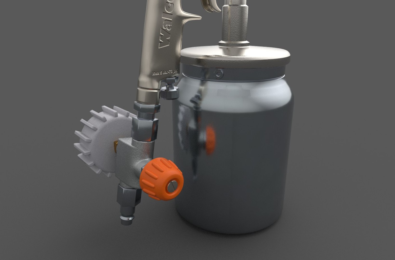 3D spray gun model - TurboSquid 1472478