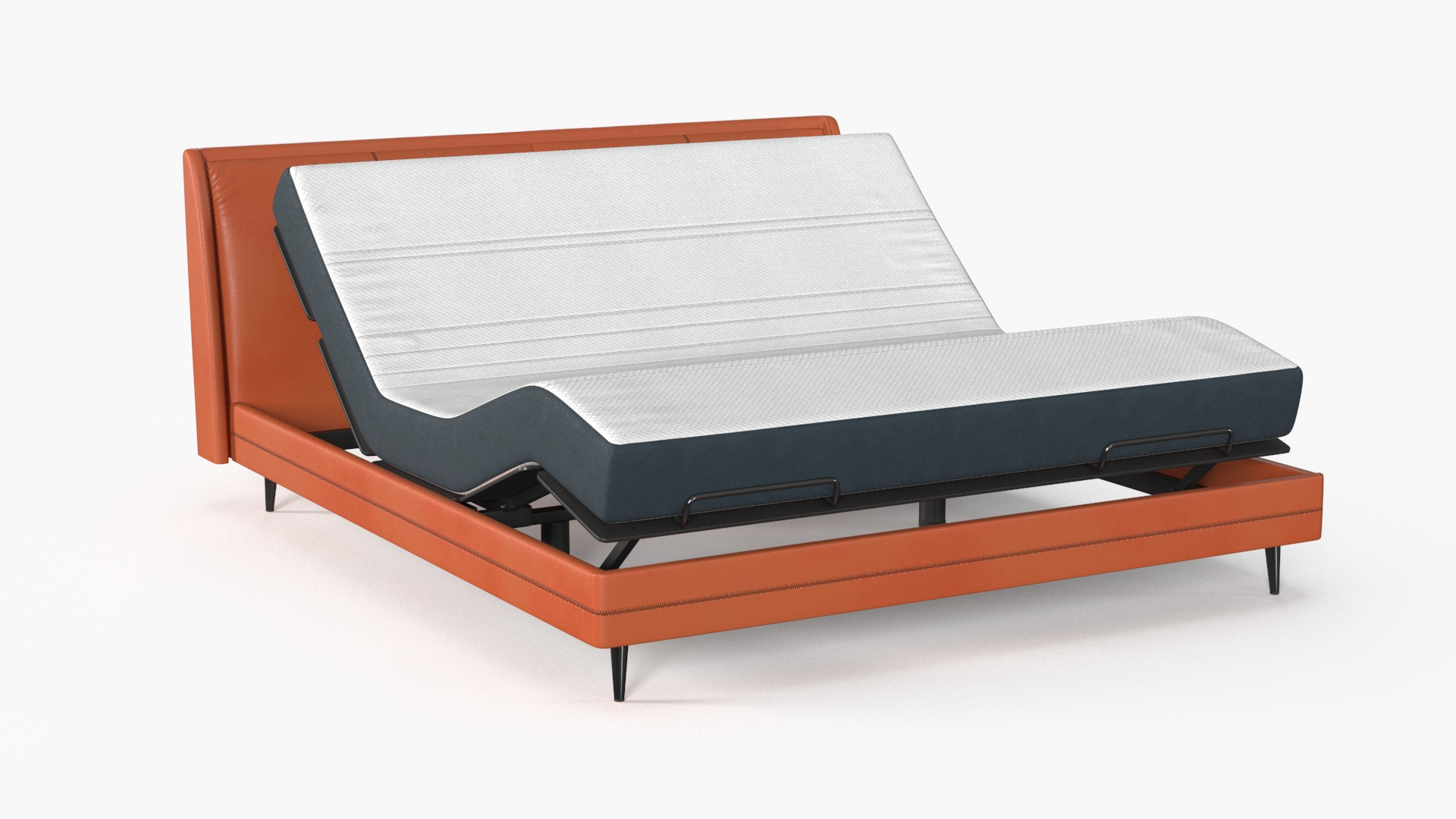 3D Model Smart Bed Pro Xiaomi Orange Curved Mattress - TurboSquid 2256109