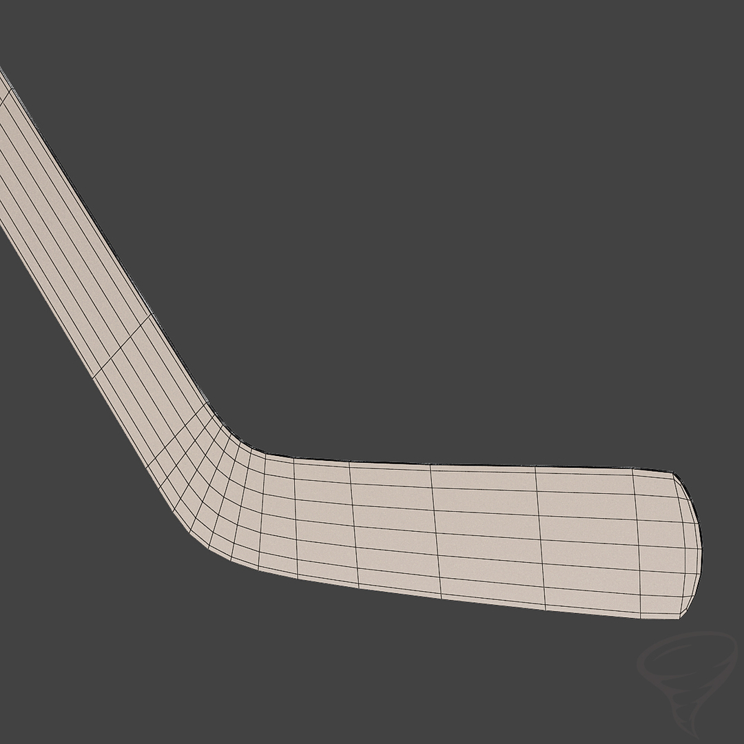 3ds max ice hockey sticks