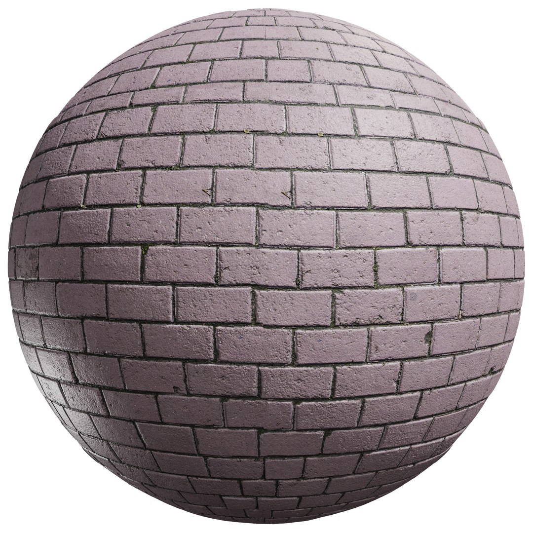 3D 4K PBR Concrete Tile Ground Texture 03 - Guiding Block - TurboSquid ...