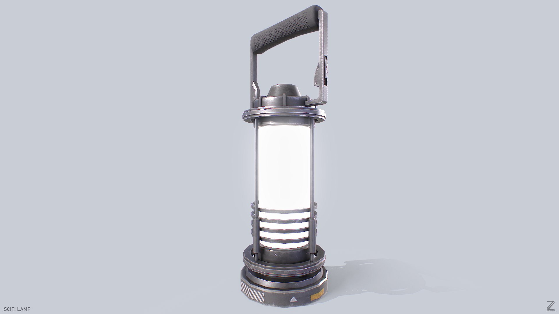 3D Model Sci Fi Lamp - TurboSquid 2224803
