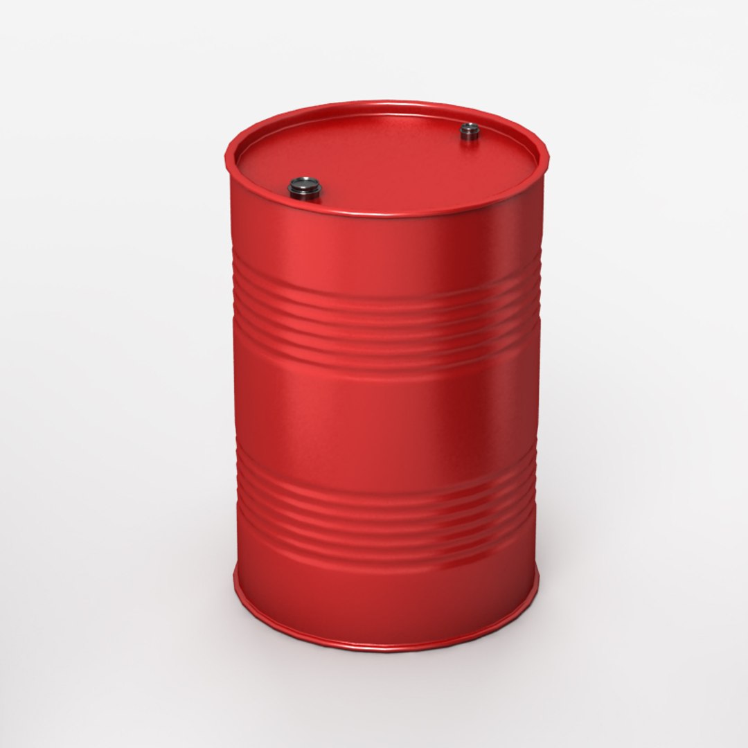 industrial barrel 3d model