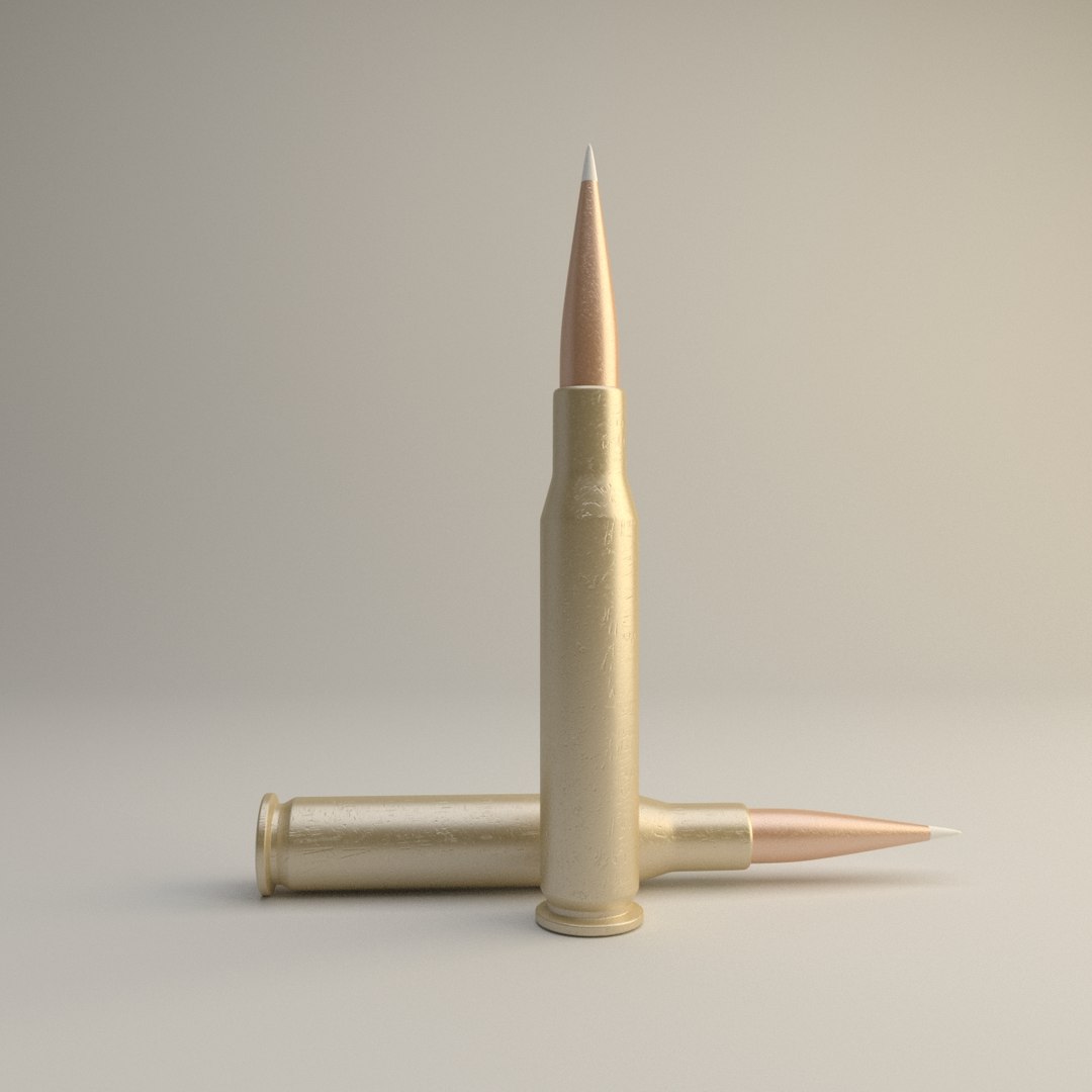 3D Rifle Bullet Model - TurboSquid 1423128
