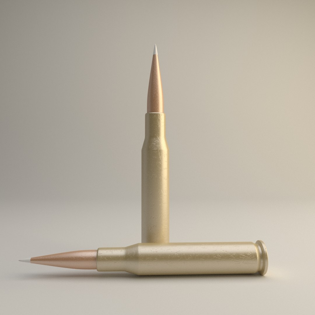 3D Rifle Bullet Model - TurboSquid 1423128