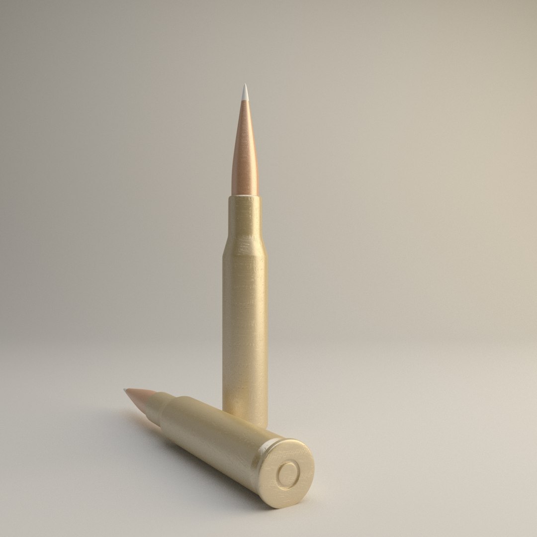3D Rifle Bullet Model - TurboSquid 1423128