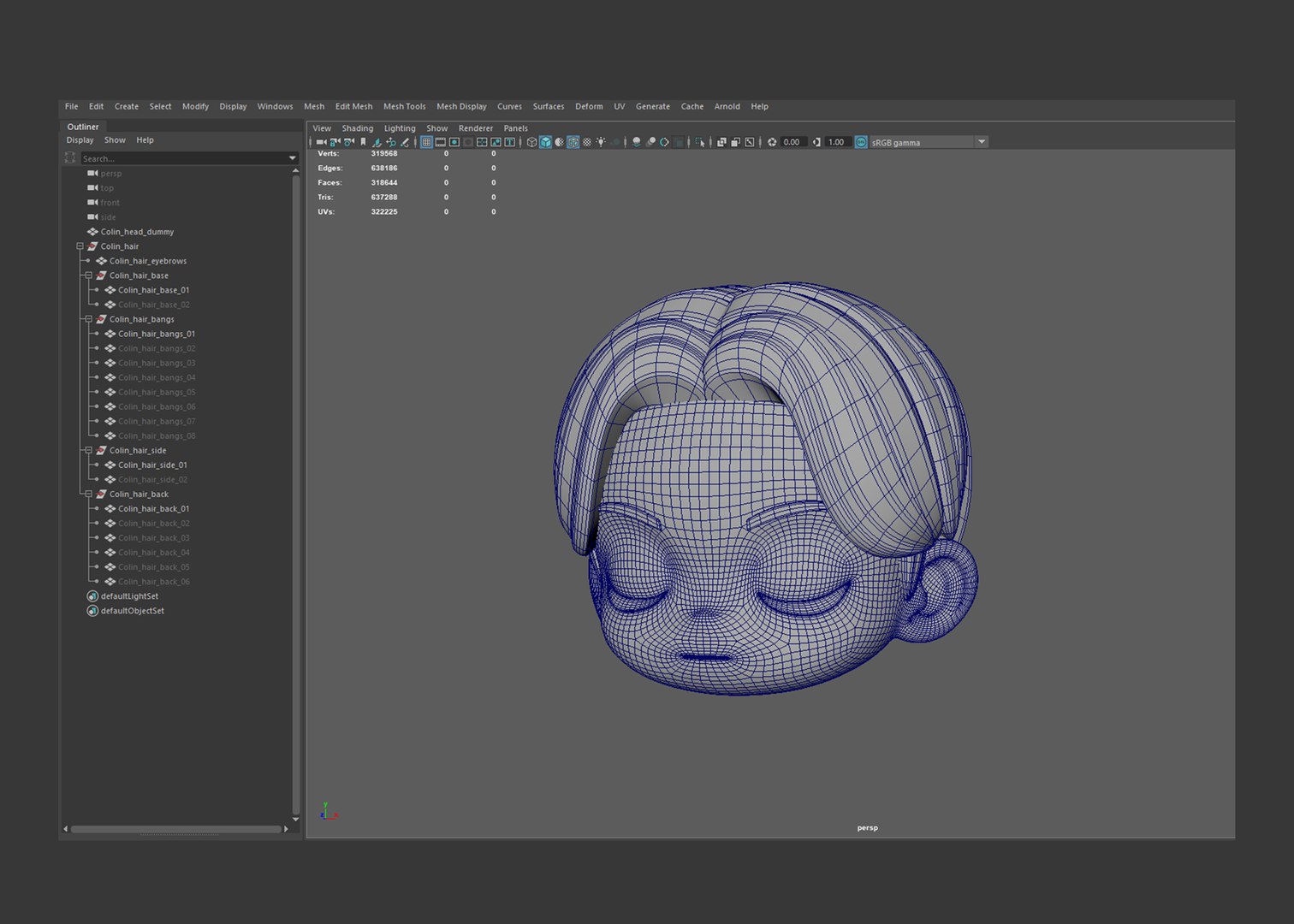 Colin Modular Hair 3D Model - TurboSquid 1941581