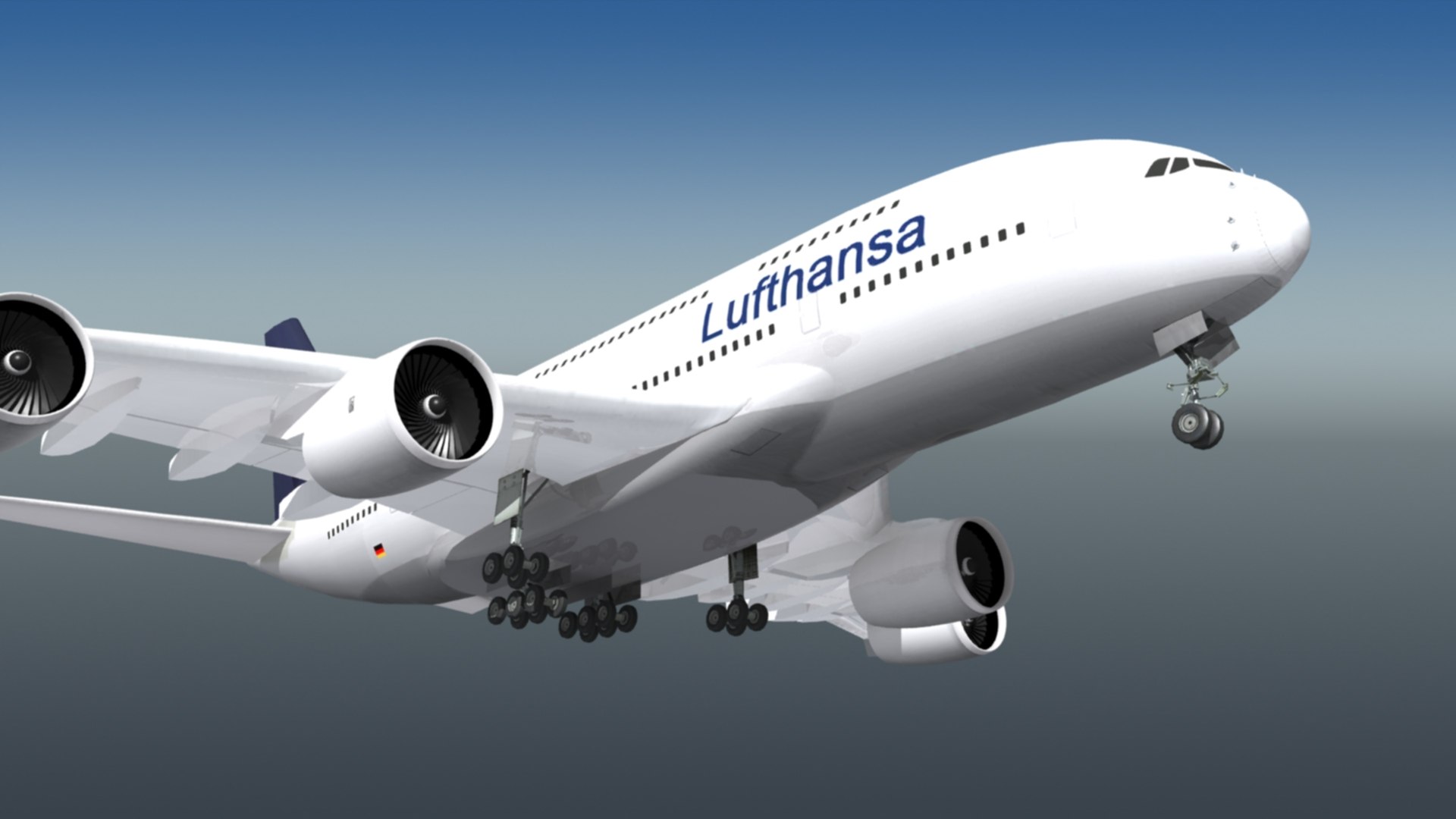 Lufthansa Airbus A380 Model - TurboSquid 2126672