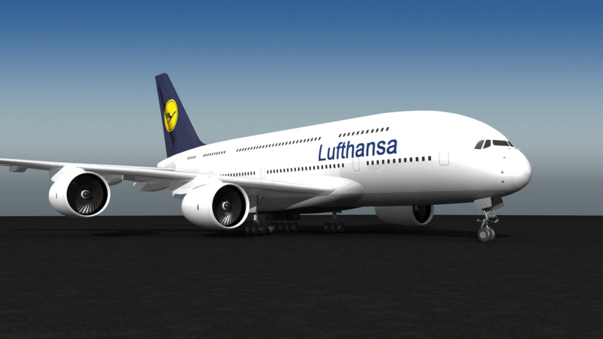 Lufthansa Airbus A380 Model - TurboSquid 2126672