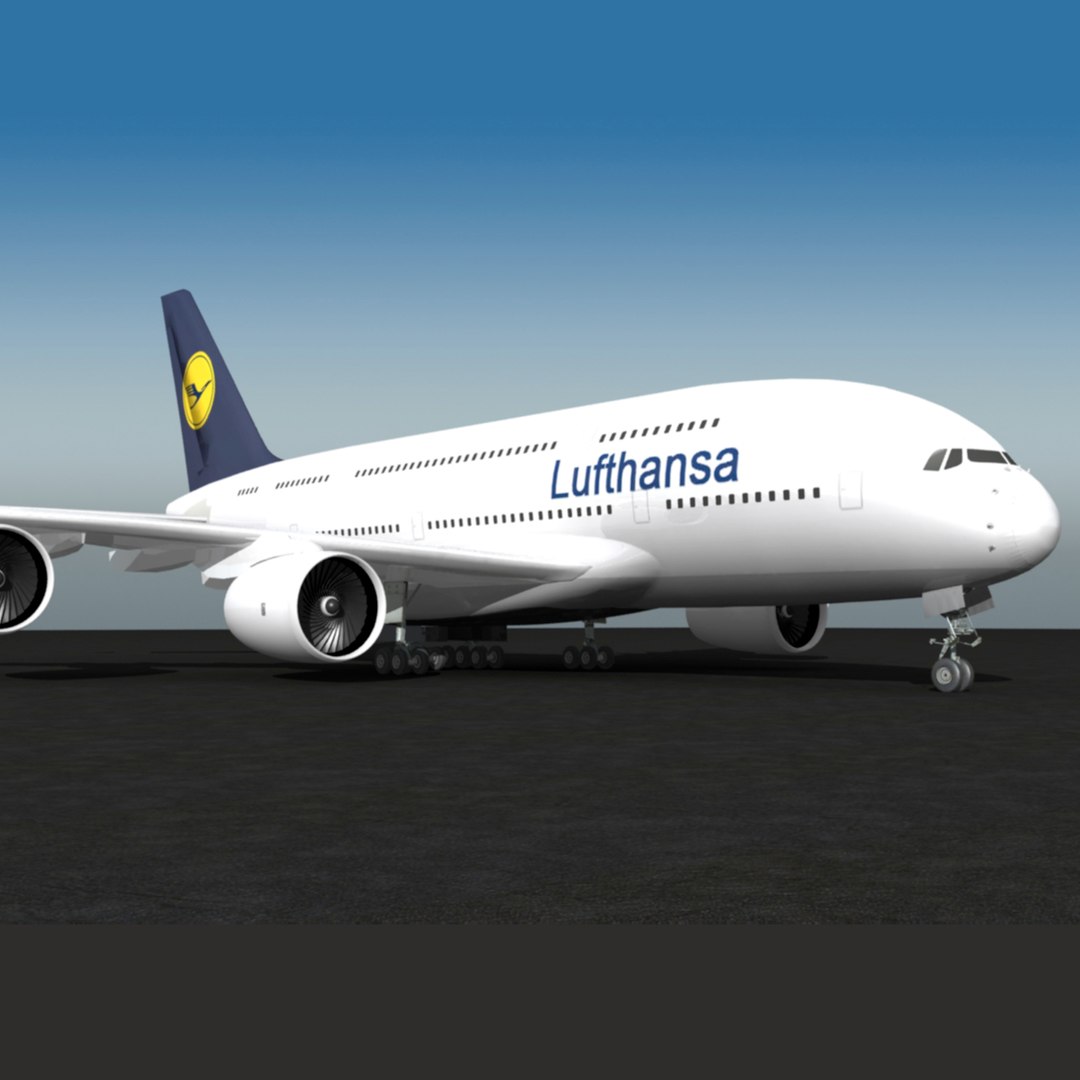Lufthansa Airbus A380 Model - TurboSquid 2126672