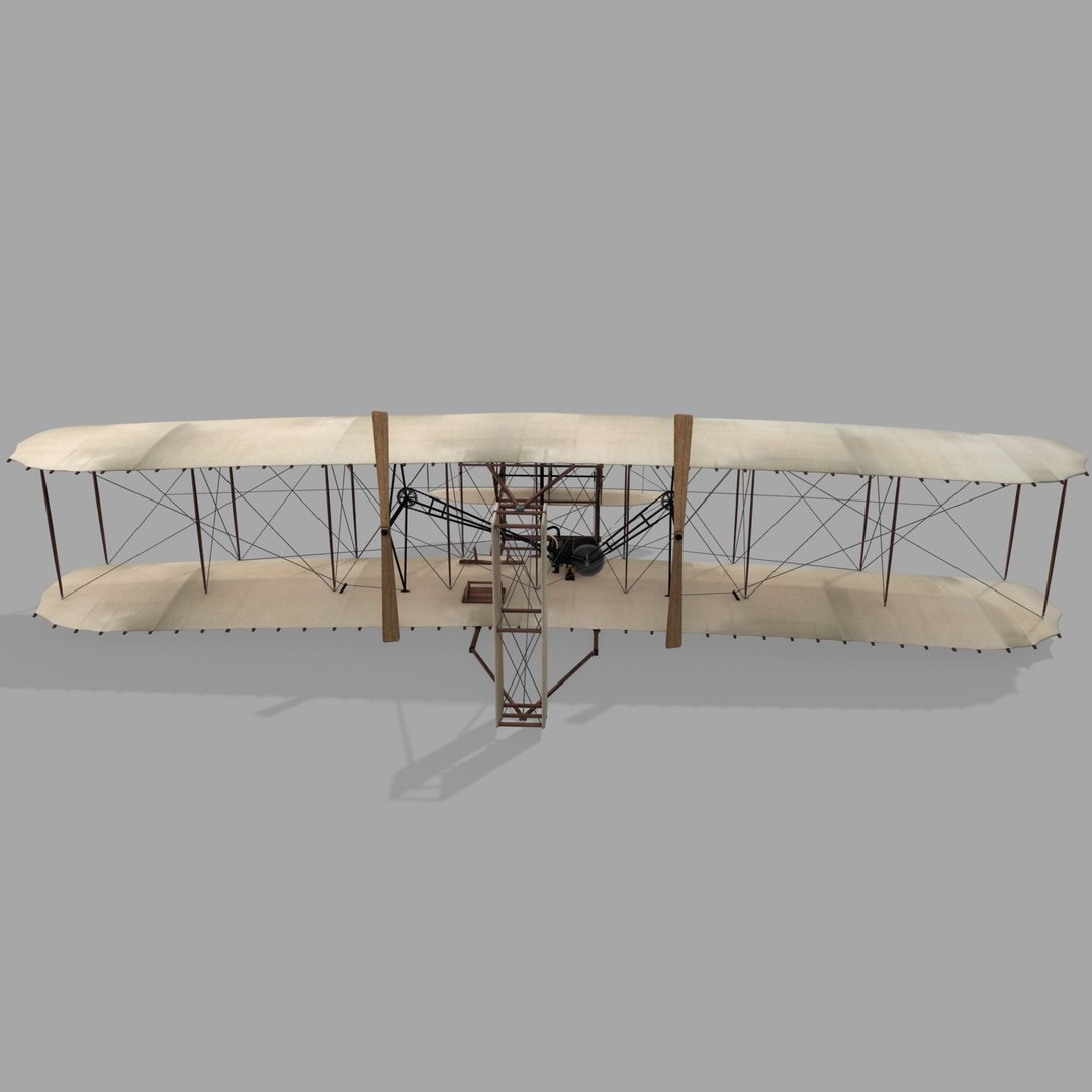 Wright Flyer 1903 Brothers 3d Model
