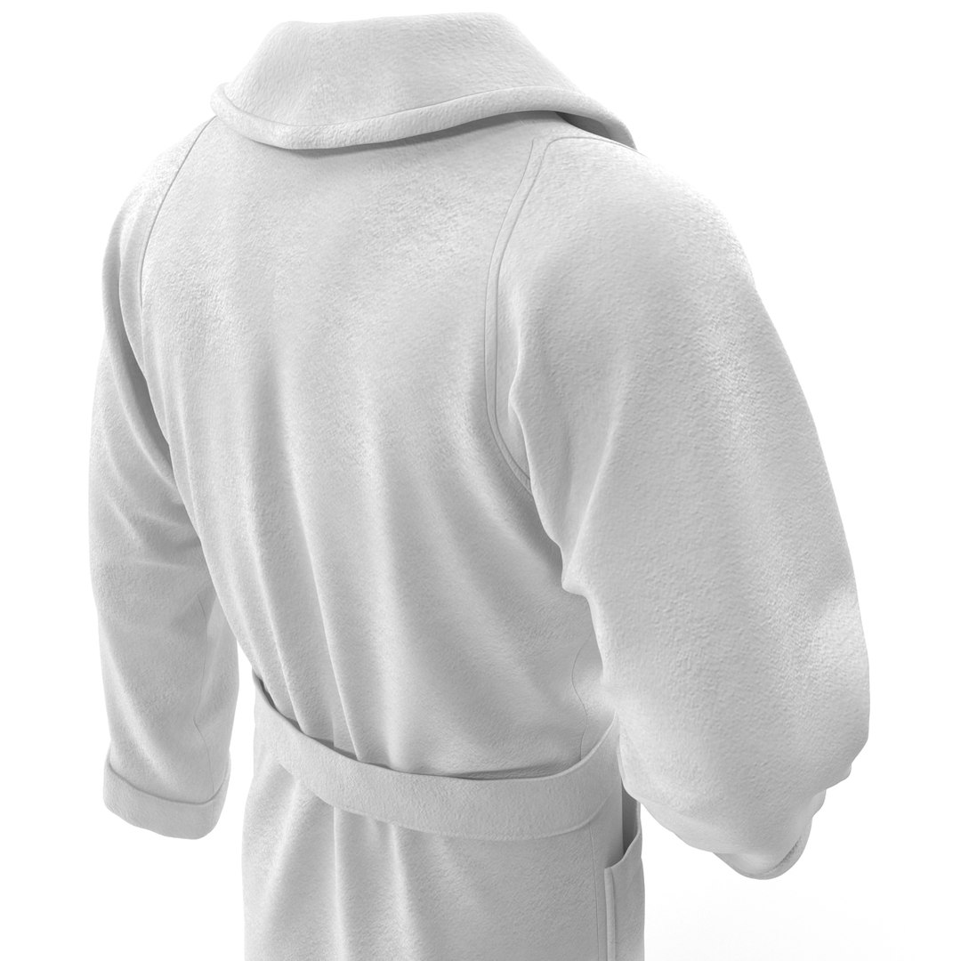bathrobe modeled 3d model