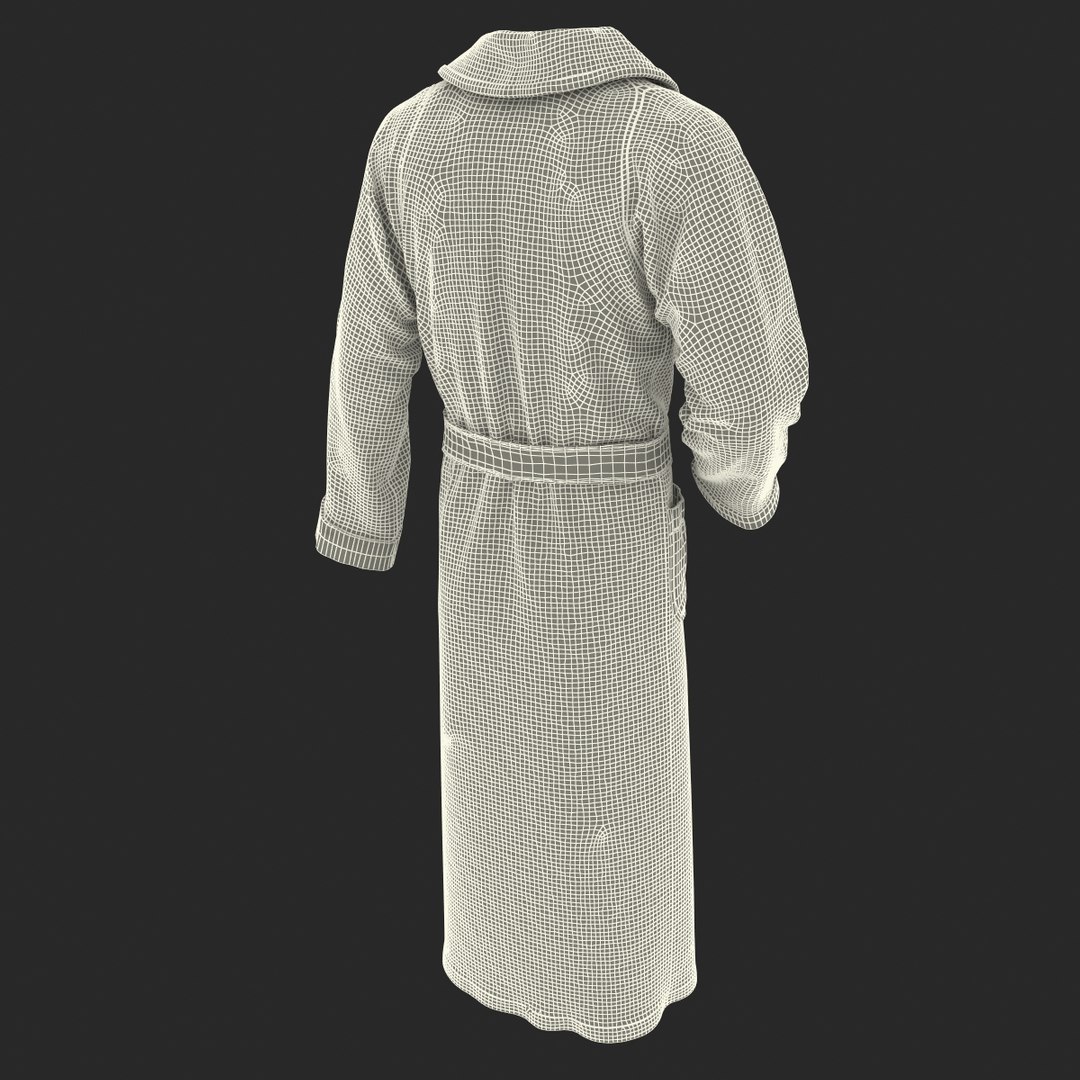 bathrobe modeled 3d model