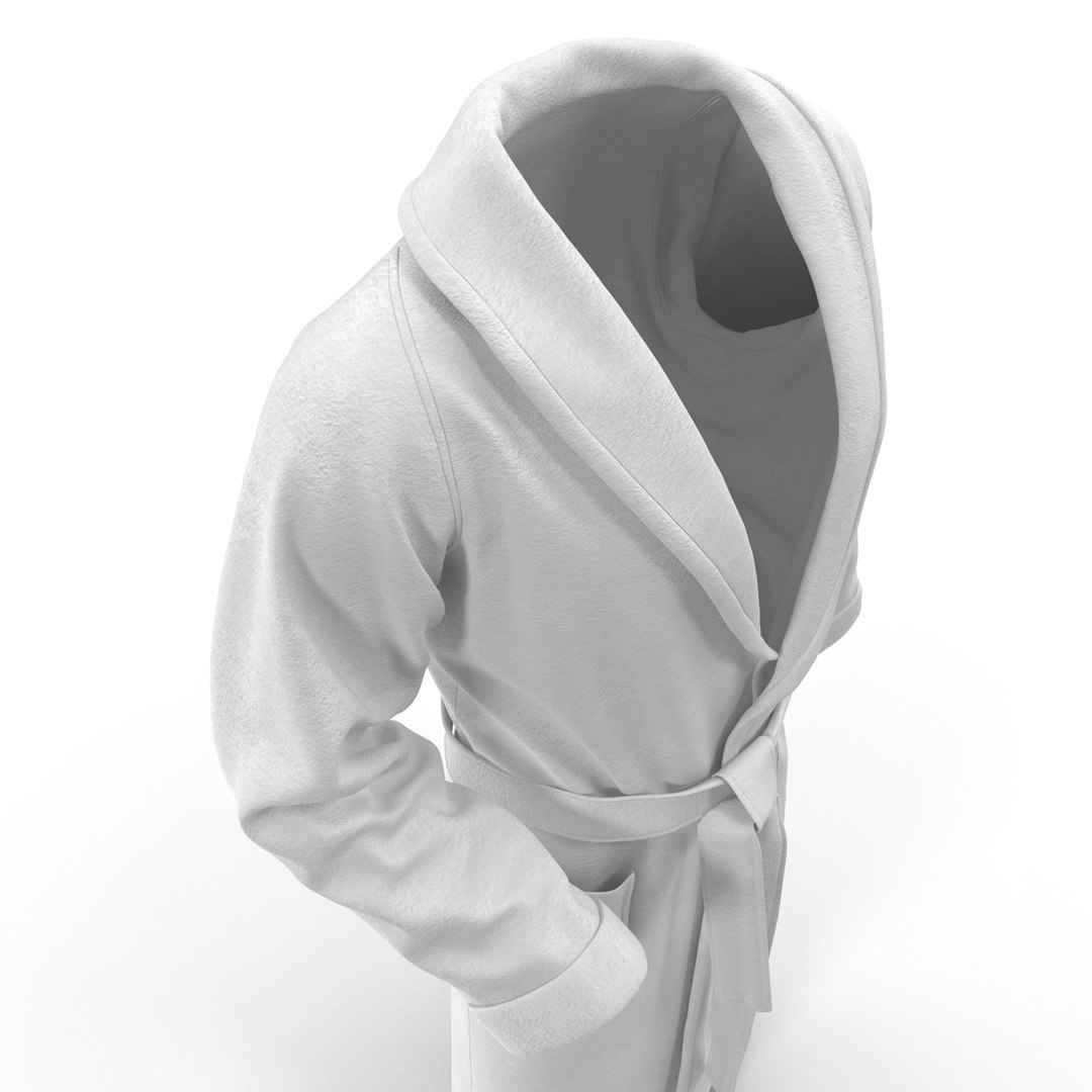 bathrobe modeled 3d model