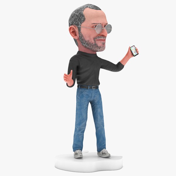 modelo 3d Pose de presentación de la figura de Steve Jobs para ...