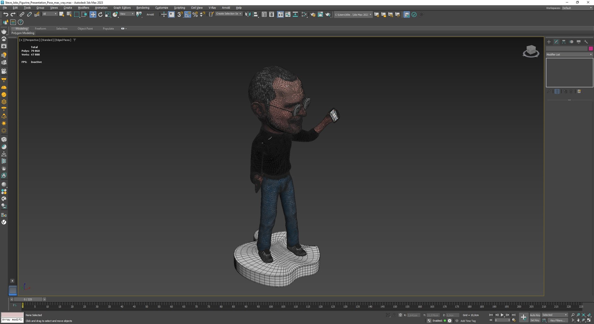 3D Steve Jobs Figurine Presentation Pose For 3D Print Model ...