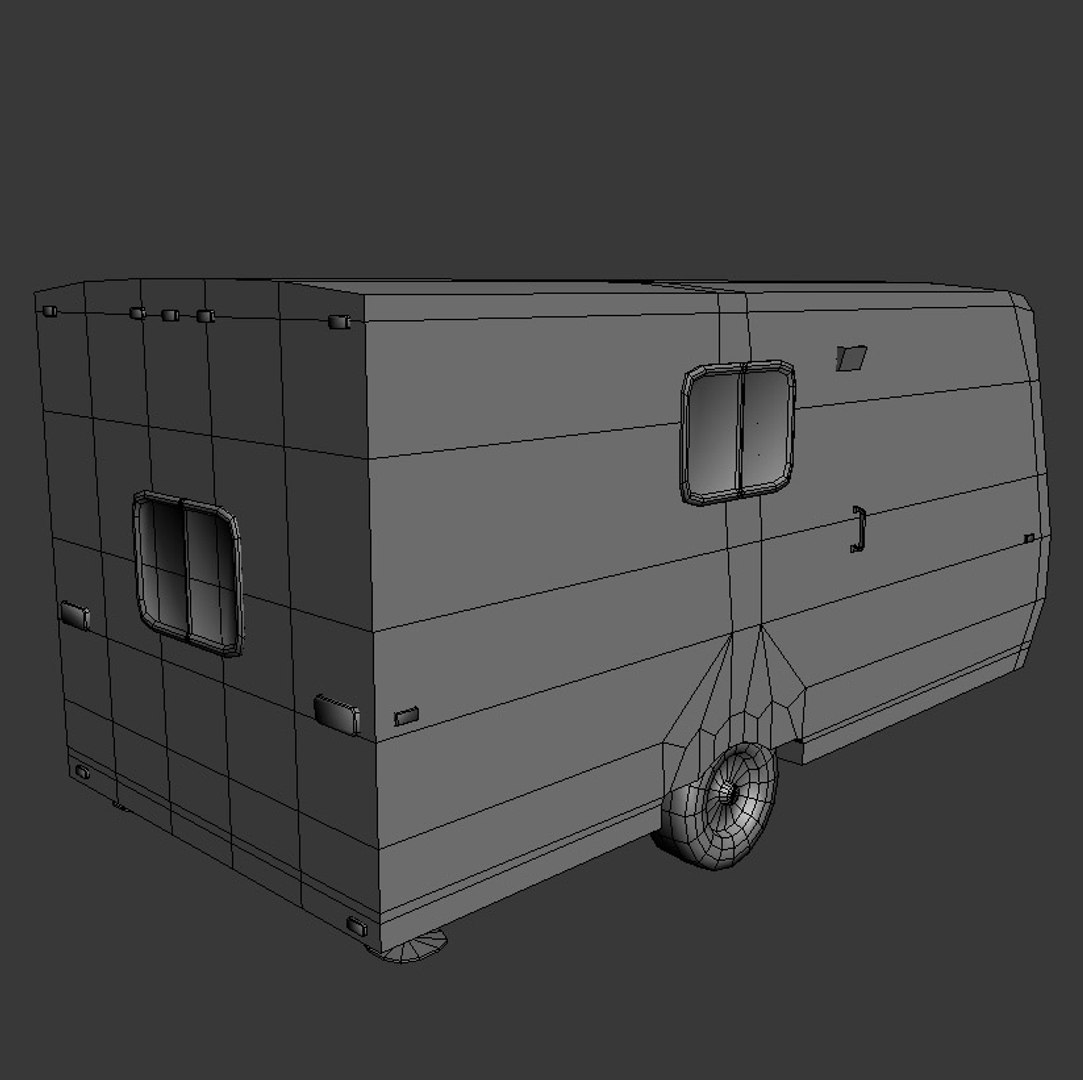 3D trailer camp model - TurboSquid 1221601