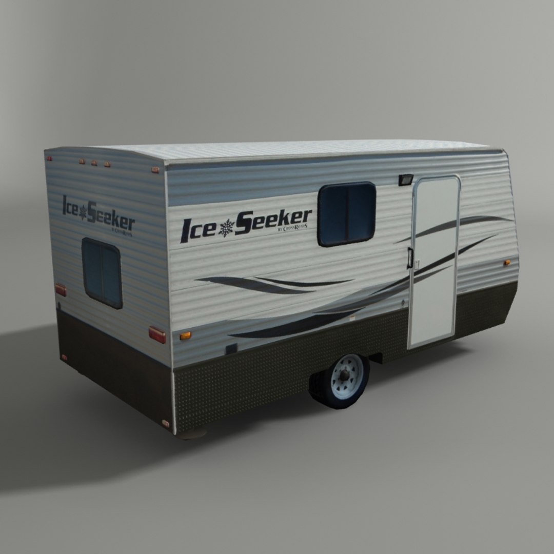 3D trailer camp model - TurboSquid 1221601