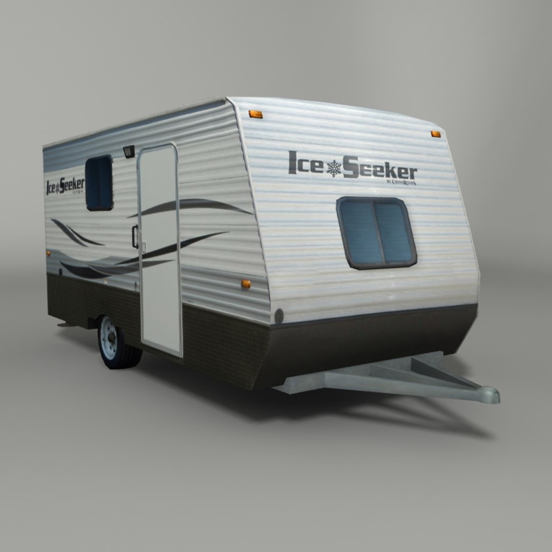 3D trailer camp model - TurboSquid 1221601