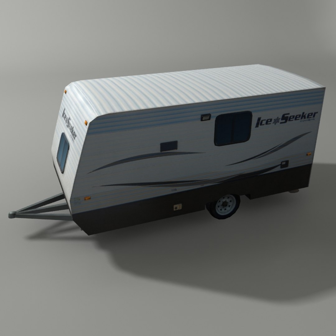 3D trailer camp model - TurboSquid 1221601