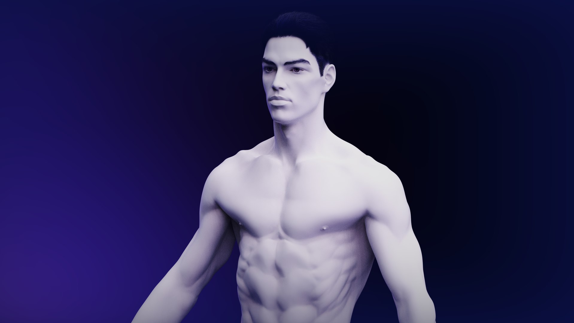 3D Base Body Phoenix And Fibers Hair - TurboSquid 2092275