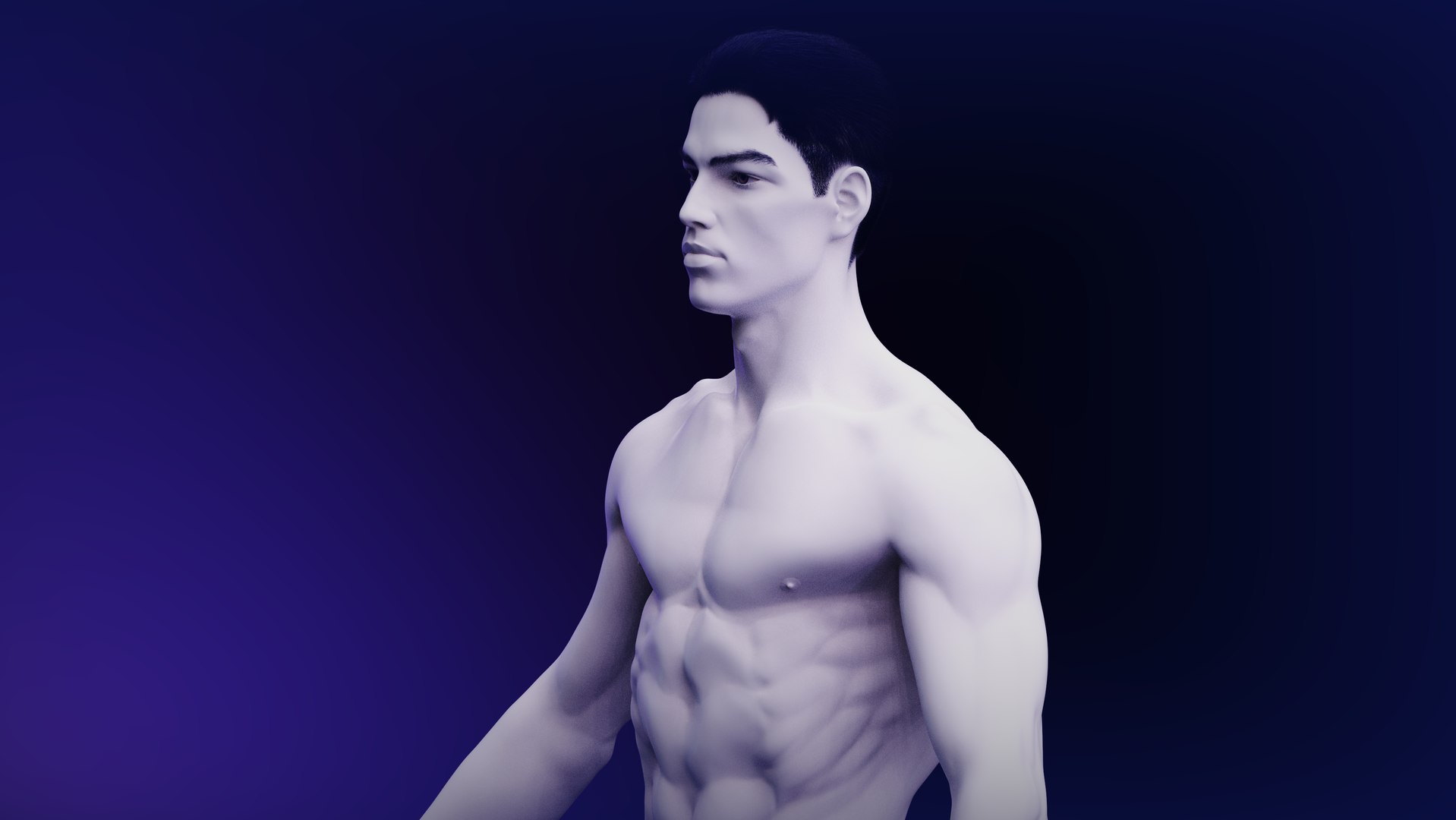 3D Base Body Phoenix And Fibers Hair - TurboSquid 2092275