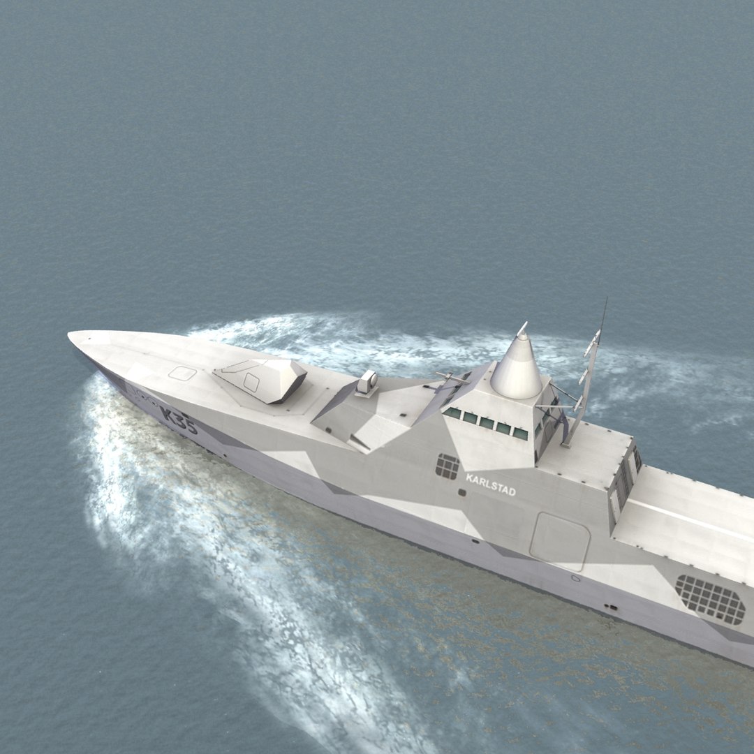 Hswms Karlstad K35 Corvette 3ds