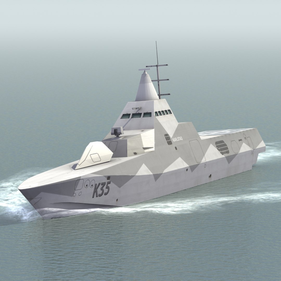 Hswms Karlstad K35 Corvette 3ds