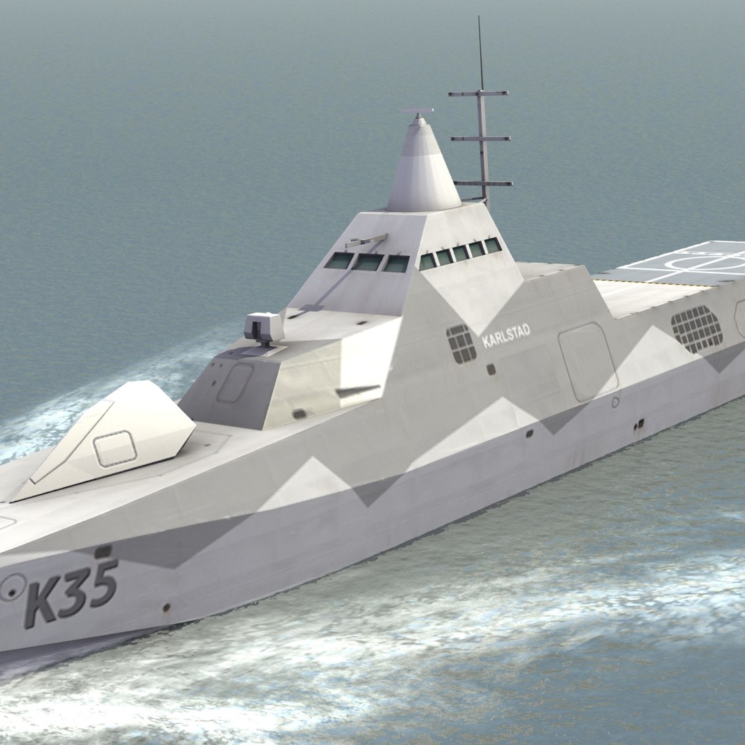Hswms Karlstad K35 Corvette 3ds