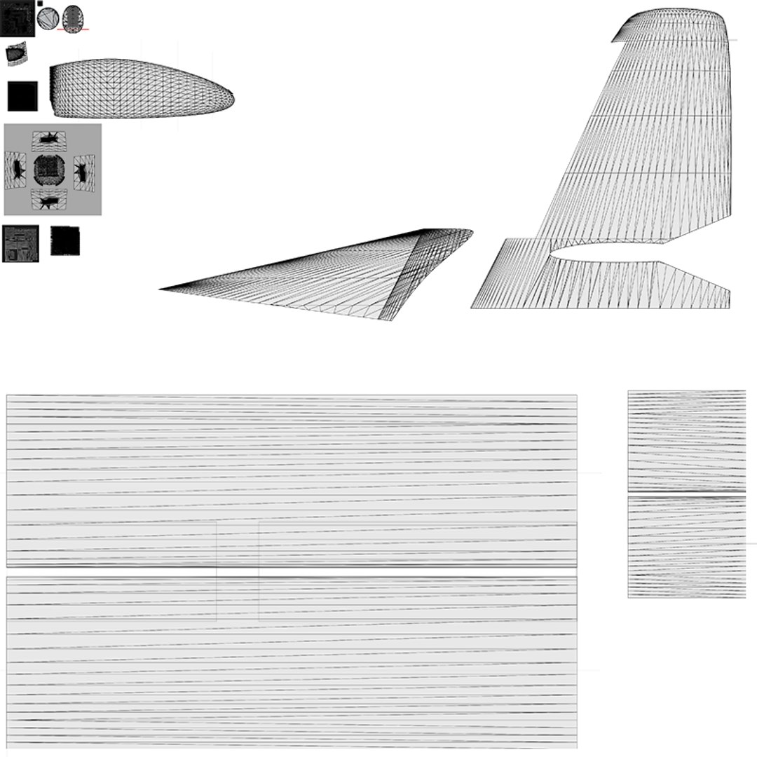 3D Realistic Fictional Twin-Prop Aircraft - TurboSquid 2351081