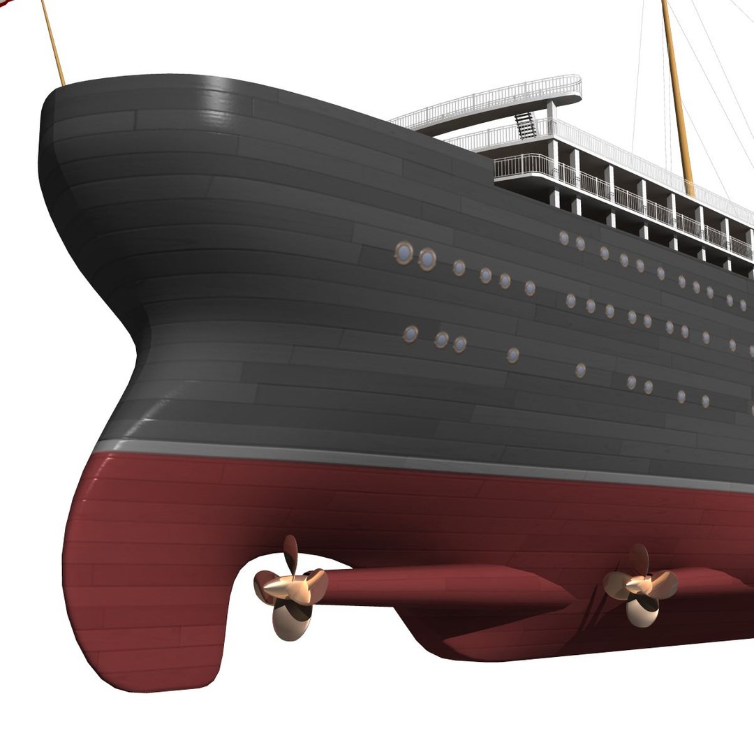 Rms Lusitania 3d Max