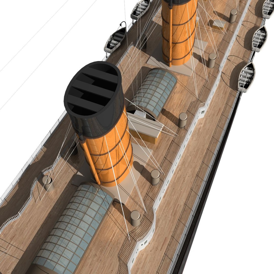 Rms Lusitania 3d Max