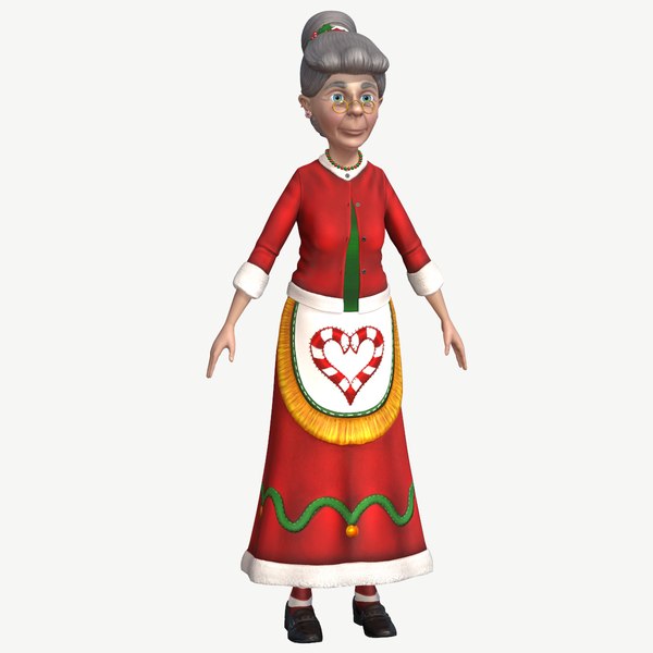 modelo 3d Mrs Claus - TurboSquid 2020306