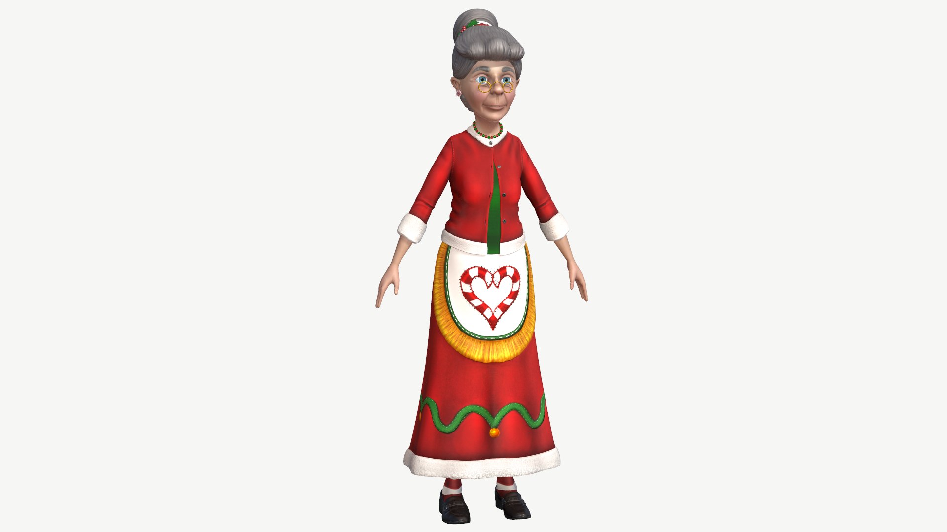 Mrs Claus 3D Model - TurboSquid 2020306