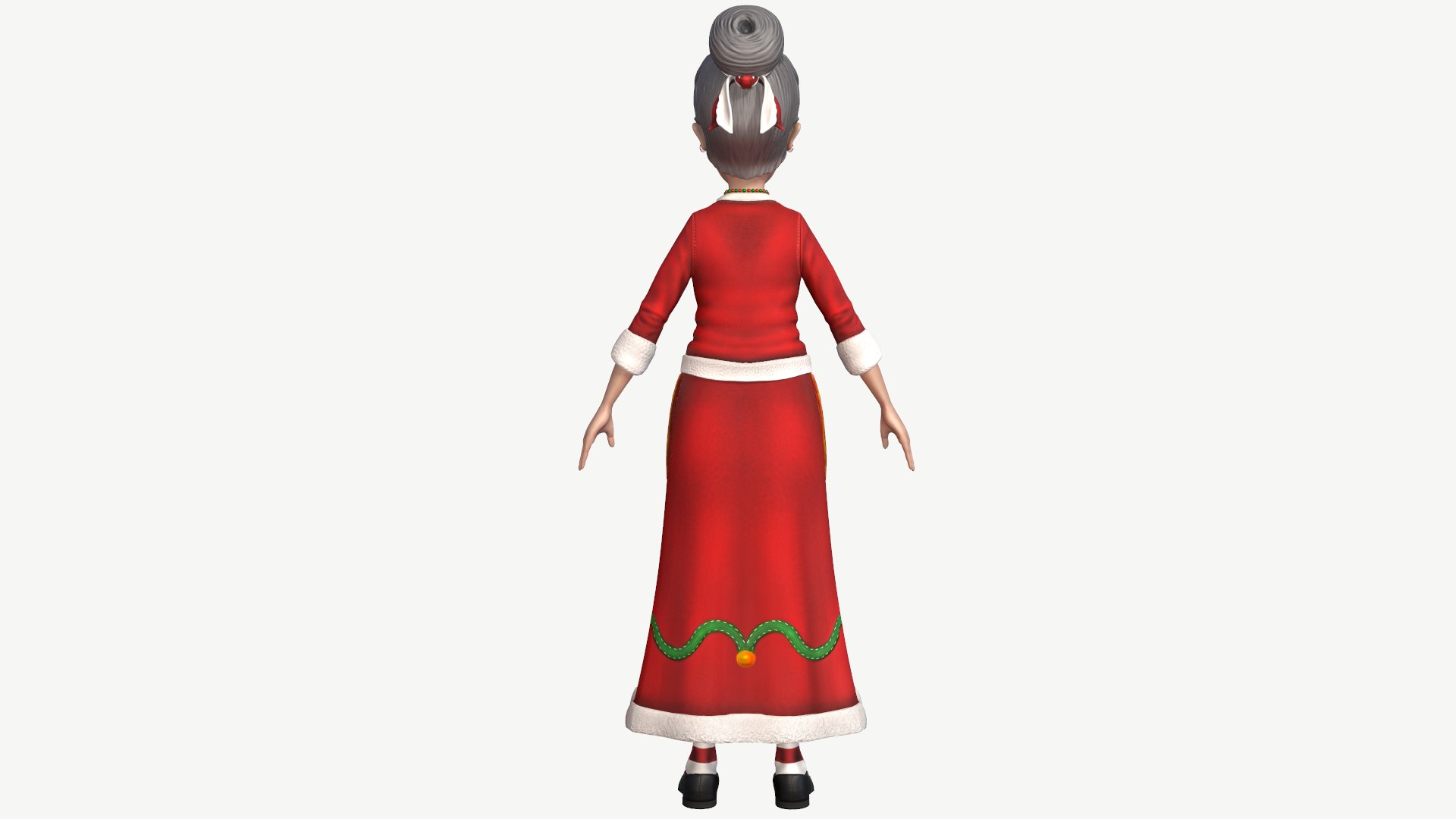 Mrs Claus 3D Model - TurboSquid 2020306