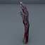 3d model realistic zombie hand