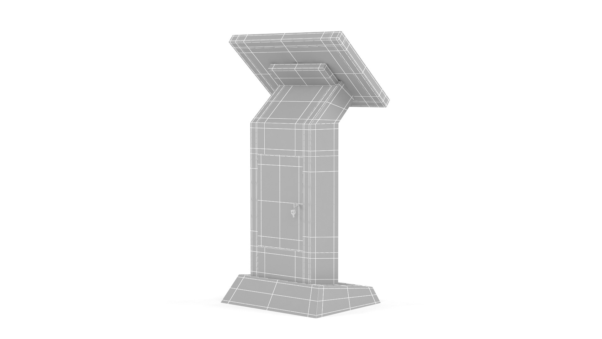 Digital Kiosk 3D Model - TurboSquid 2264374