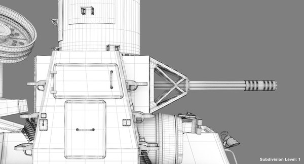 modelo 3d USS Carney LOD 2 - TurboSquid 1420836