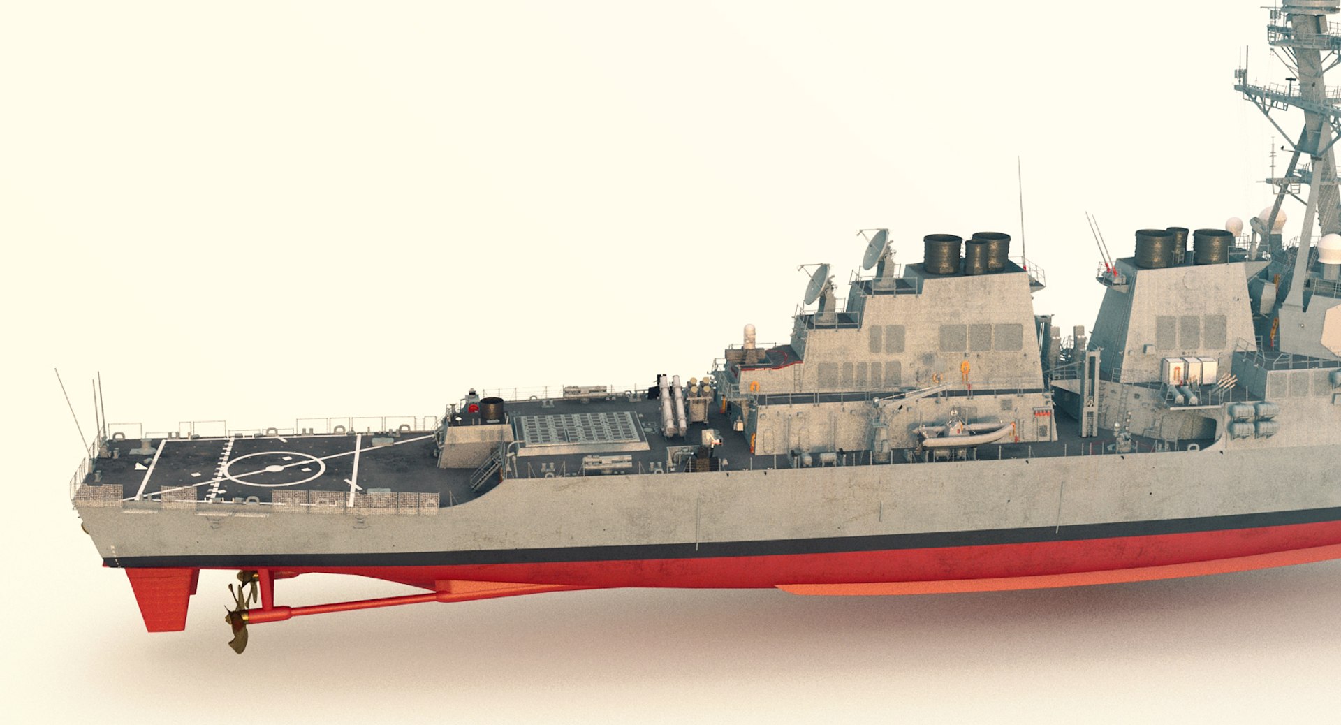 Uss carney ddg 3D model - TurboSquid 1420836