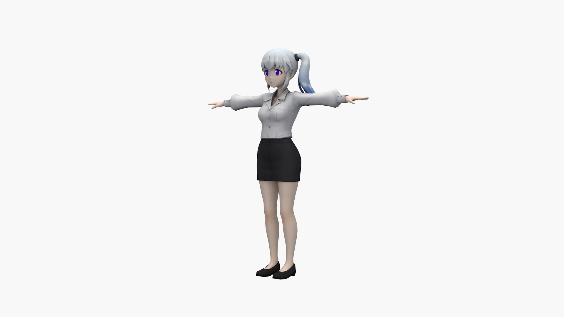3D Anime Teacher V3 Model - TurboSquid 1853307