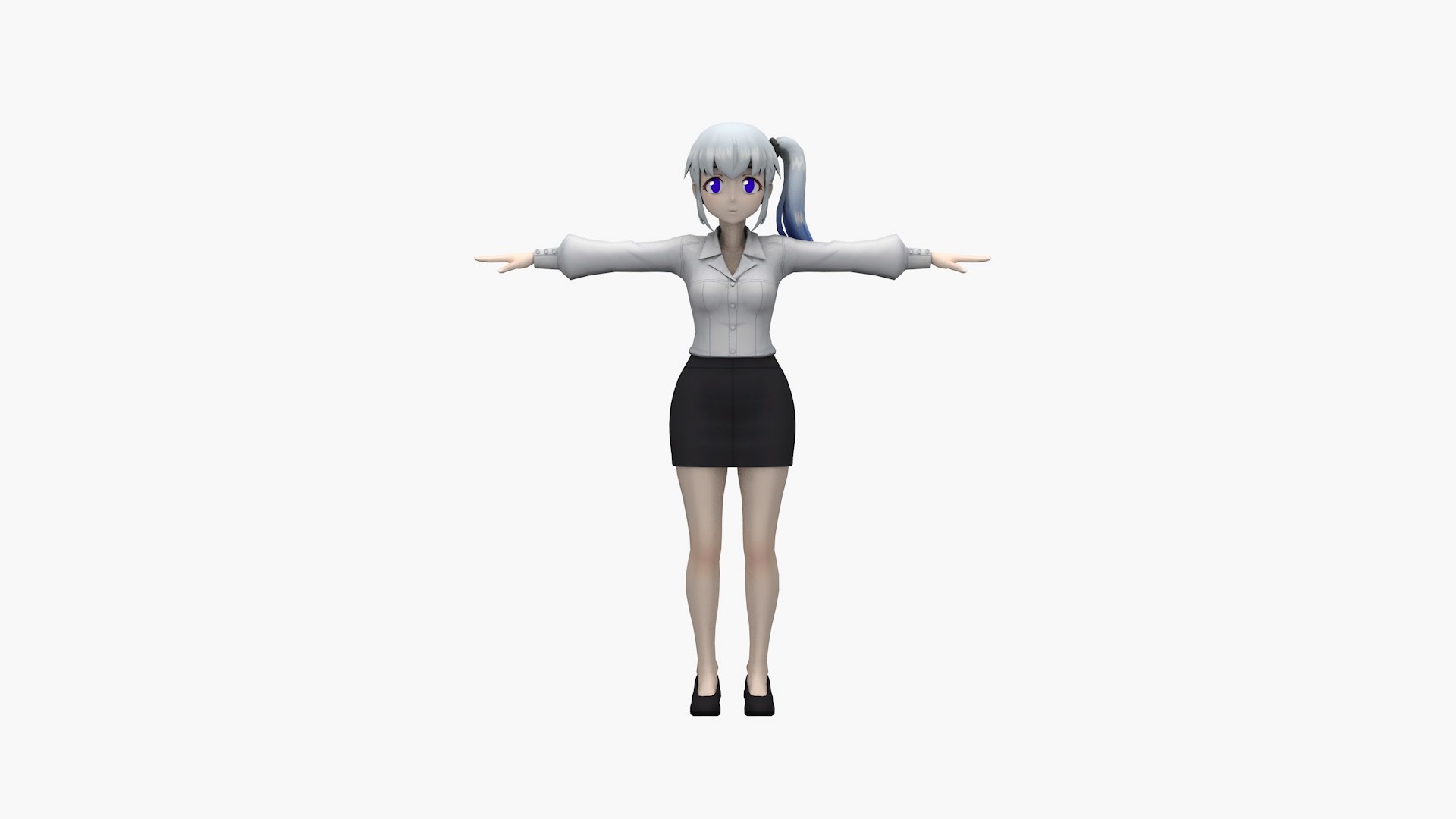 3D Anime Teacher V3 Model - TurboSquid 1853307
