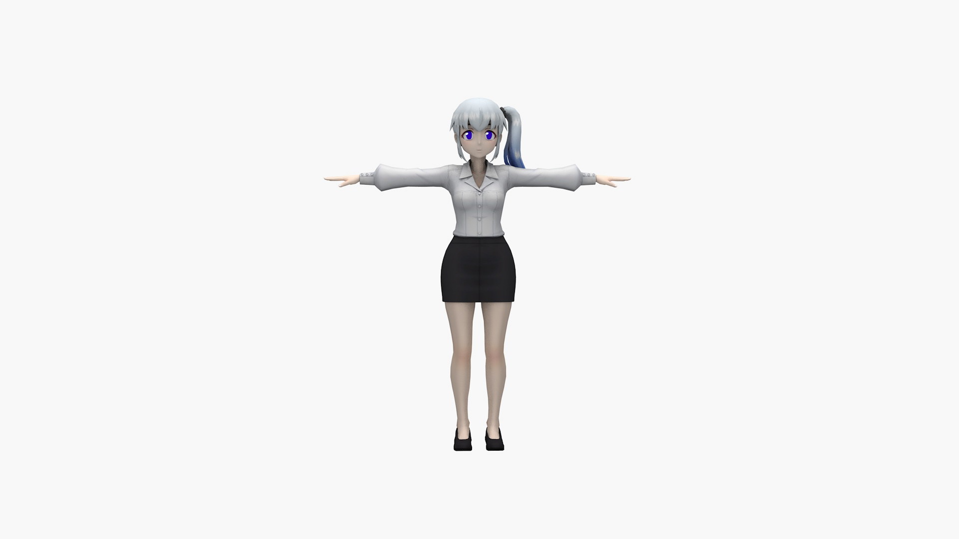 3D Anime Teacher V3 Model - TurboSquid 1853307