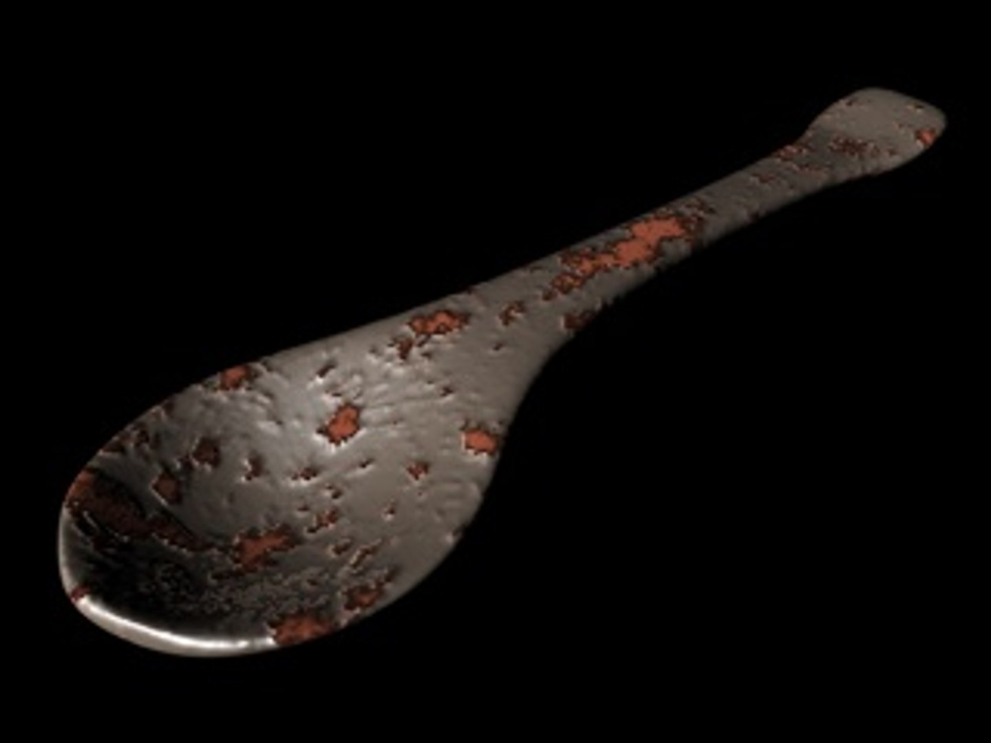 cinema4d old rusty spoon