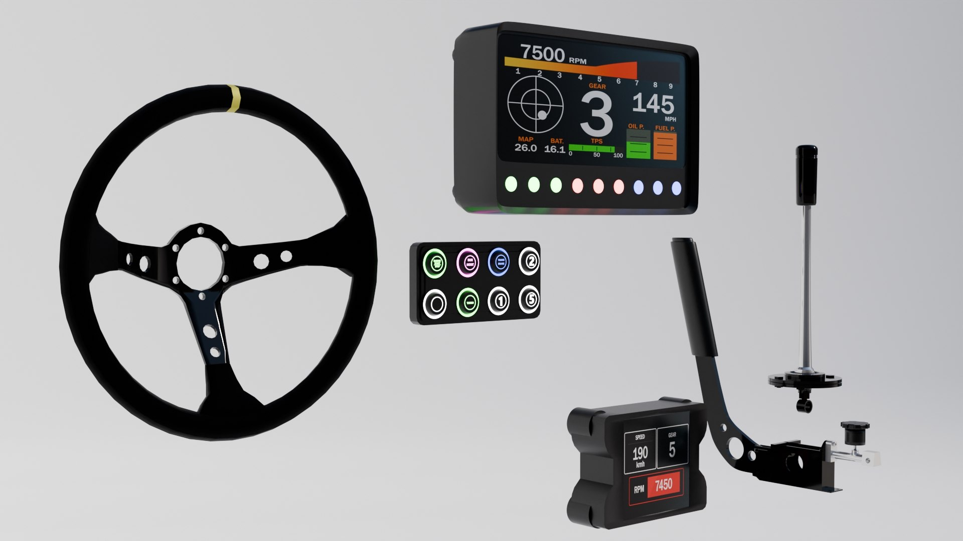 JDM Basic Kit Model - TurboSquid 2249033