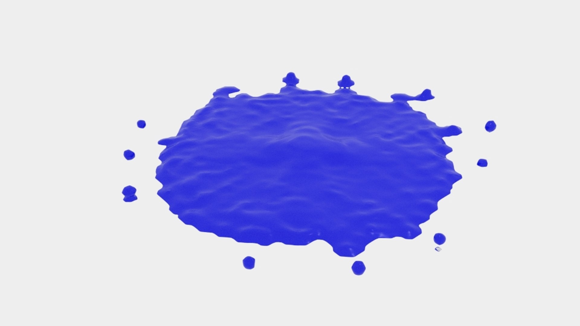 3D model cylinder splash splatter - TurboSquid 1161743